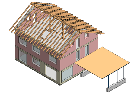 Neubau Einfamilienhaus mit Carport | mlIng GmbH