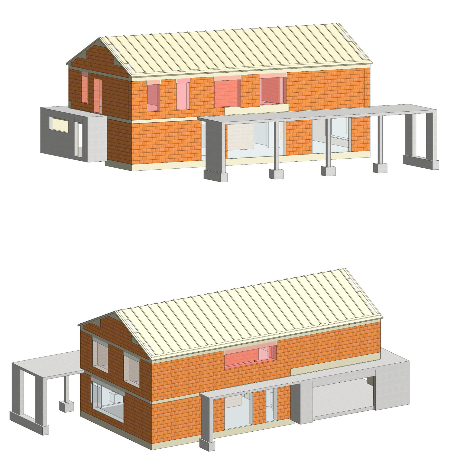 Neubau Einfamilienhaus mit Doppelgarage | mlIng GmbH